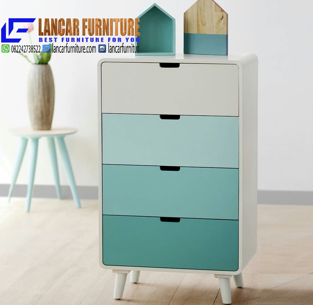 Nakas Jati Modern - LANCAR FURNITURE - LANCAR FURNITURE